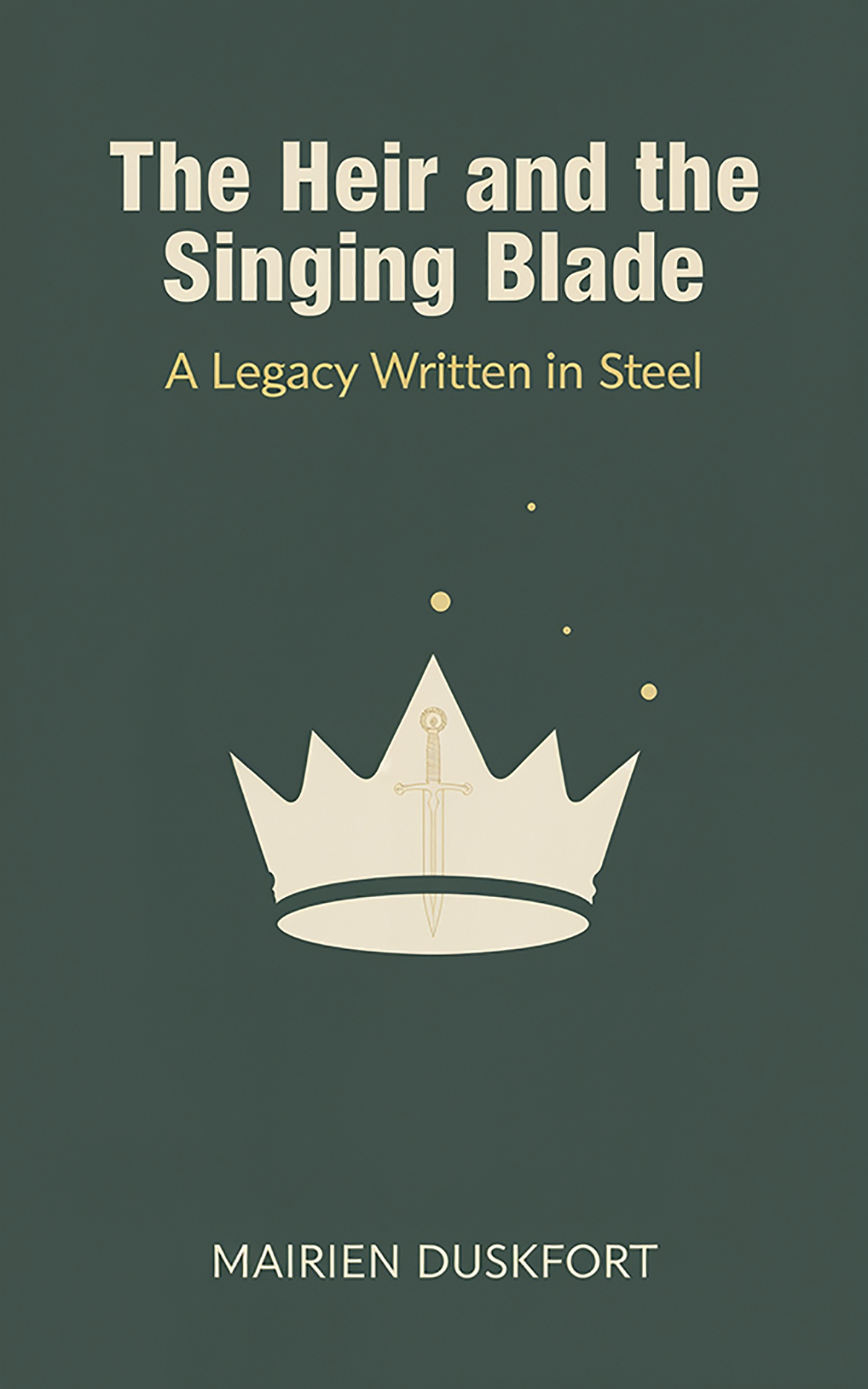 The Heir and the Singing Blade | AI Book Cover Gallery | BeYourCover